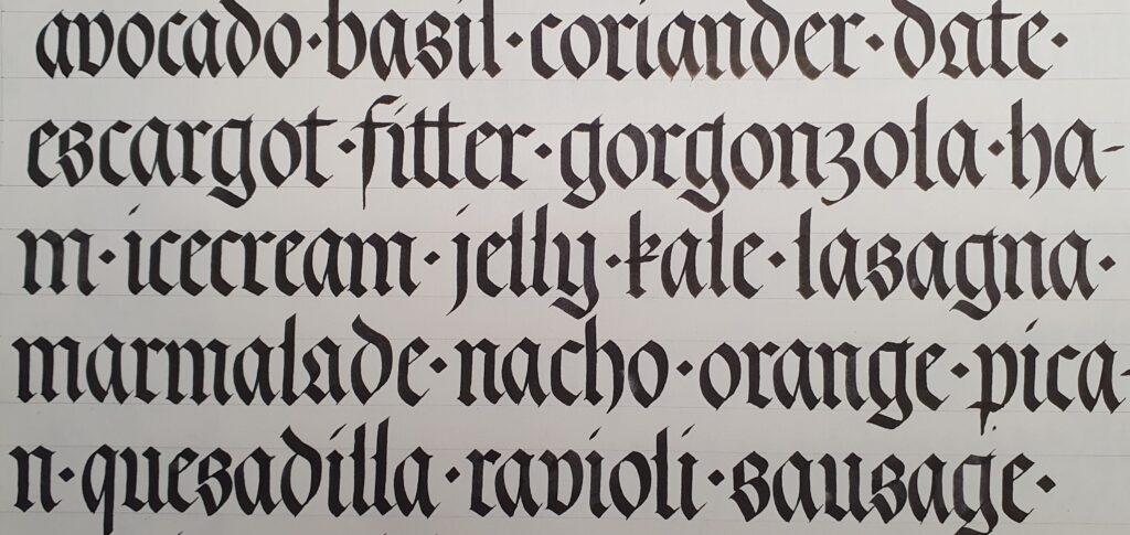 ‘Fraktur’ with Gyounghee Lee – Calligraphy Society of Tasmania